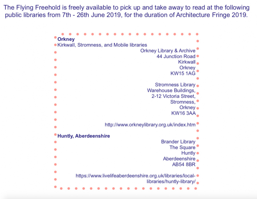 The Flying Freehold | Architecture Fringe